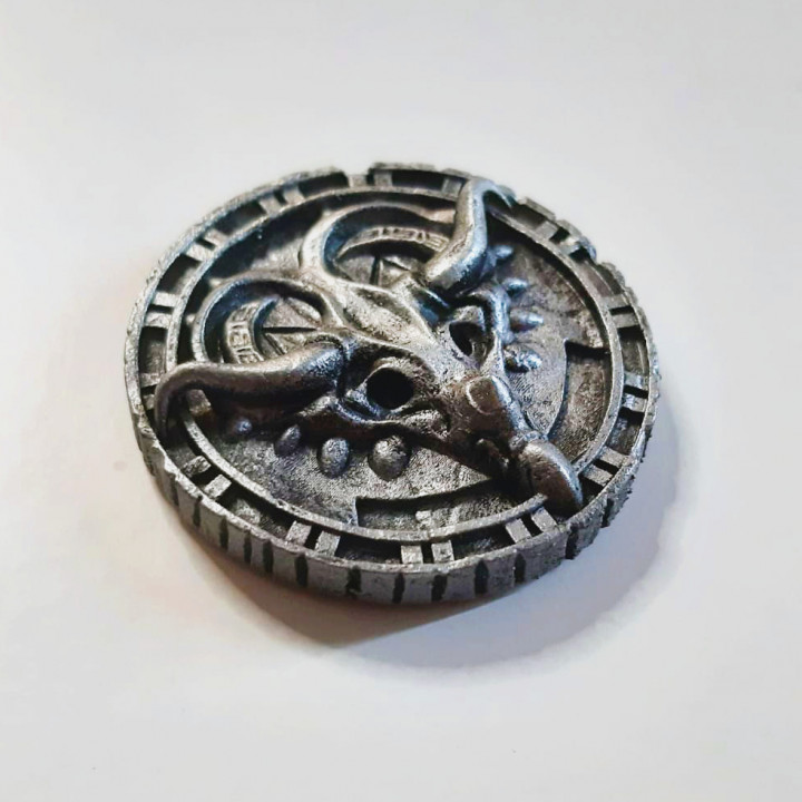 3D Printable Ytepka society iron token by Jacob Olsson - Roleplaying ...