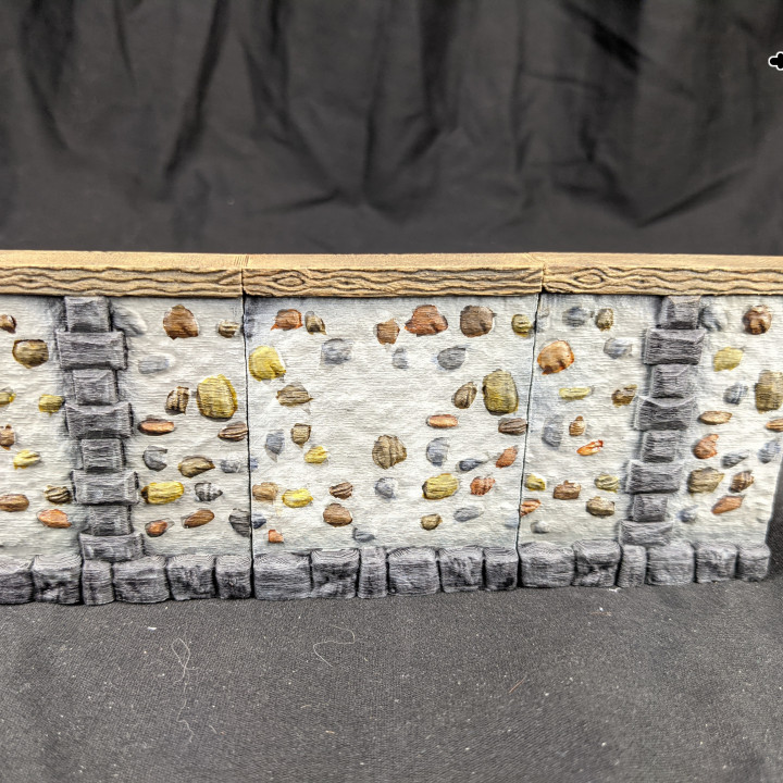 3D Printable Mortar and Stone Building Facade Tiles by Devon Jones