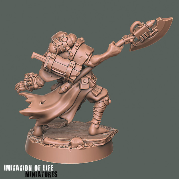 3D Printable The Wasteland Mystic - Post Apocalyptic Monk by Imitation ...