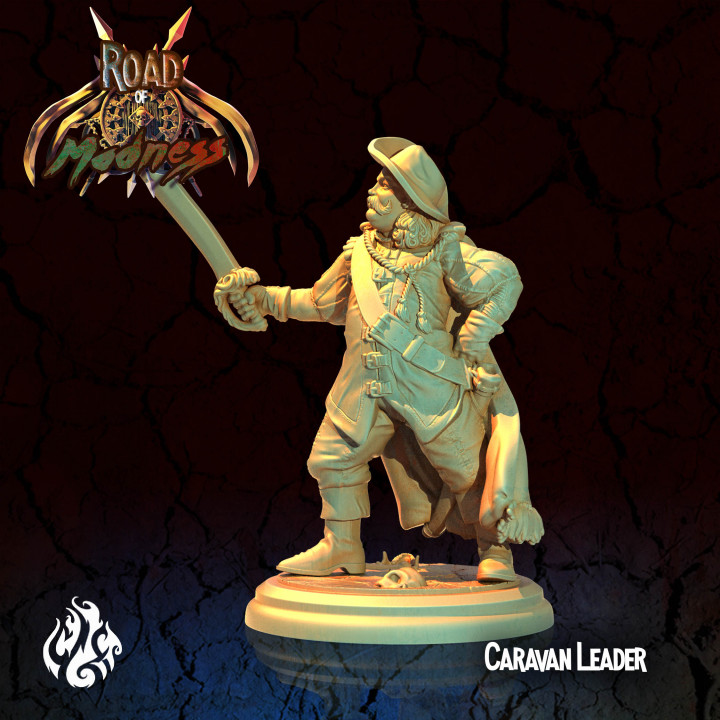 3D Printable Caravan Leader by Crippled God Foundry