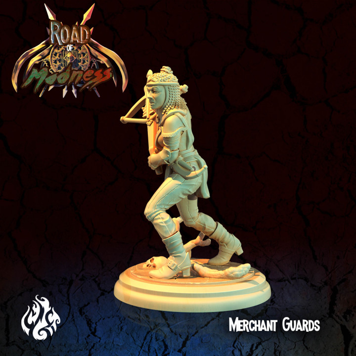 3D Printable Merchant Caravan Guards by Crippled God Foundry