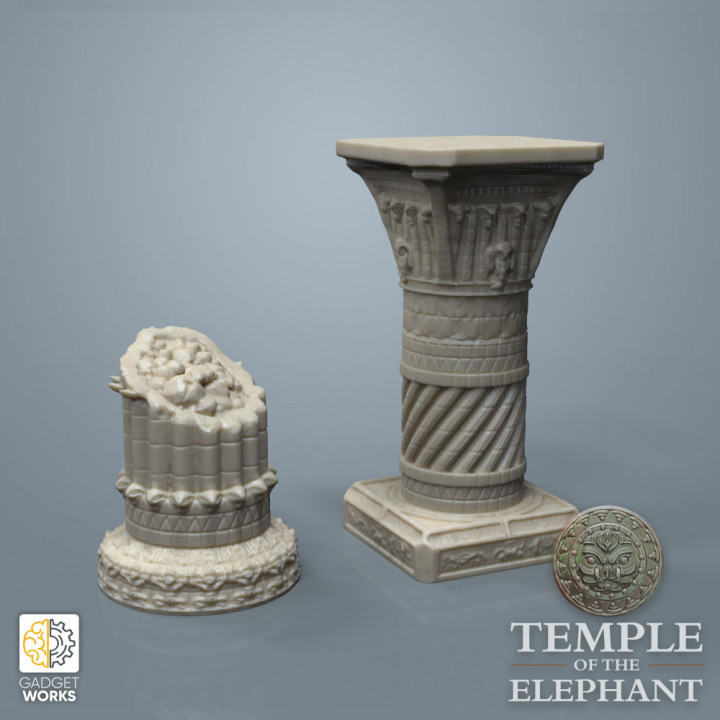 3D Printable Temple scenery value pack 14 models by Gadgetworks