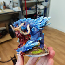 3D Printable Frost Behemoth by Rescale Miniatures