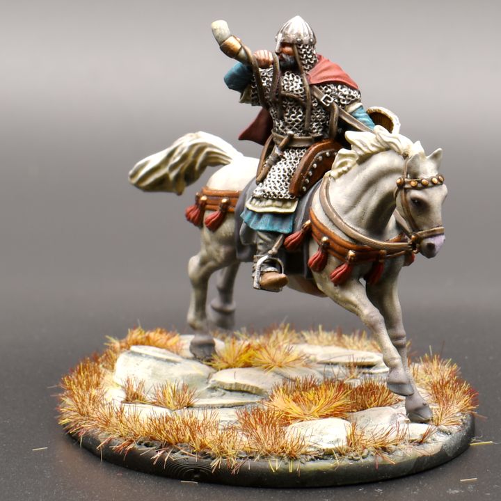 3D Print of 11th Century Spanish Knight Horn Bearer by raulmarinho