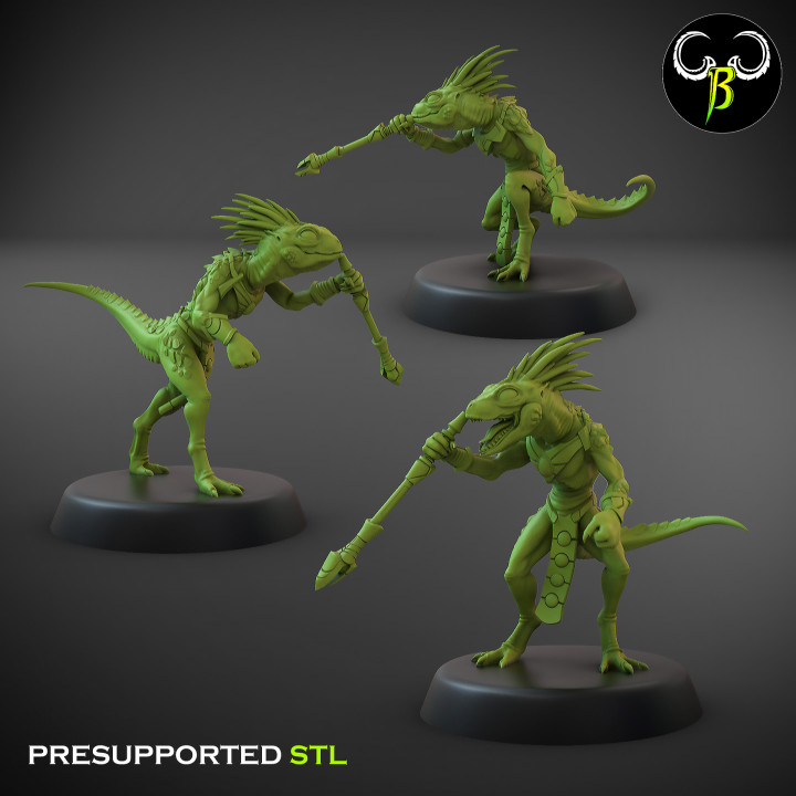 3D Printable NovaRaptor Blowpipe Set A by ClayBeastCreation