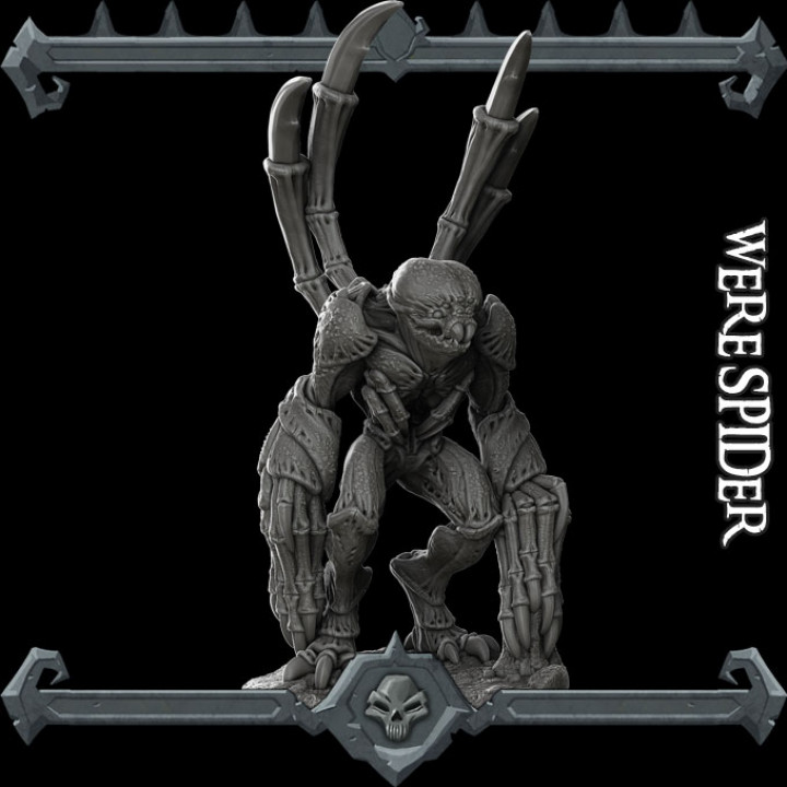3D Printable Were Spider by RocketPigGames