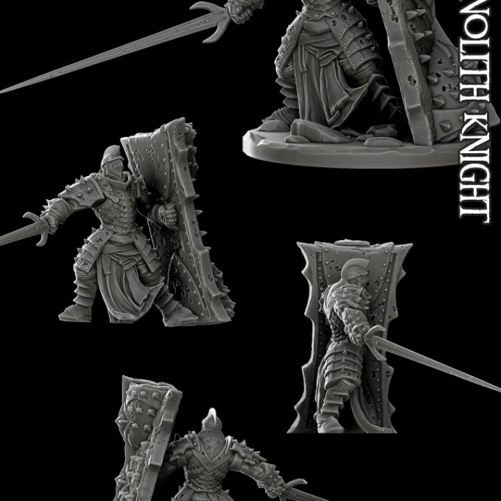 3D Printable Monolith Knight by RocketPigGames