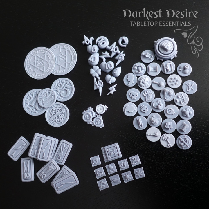 3D Printable Status Effects by Darkest Desire
