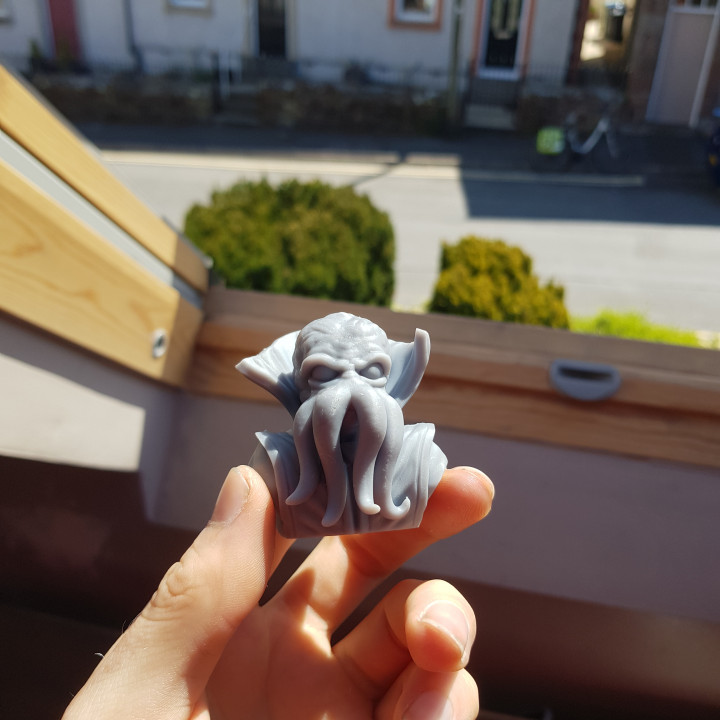 3D Printable Morphed gnome bust (supported) by Cursed Forge Miniatures