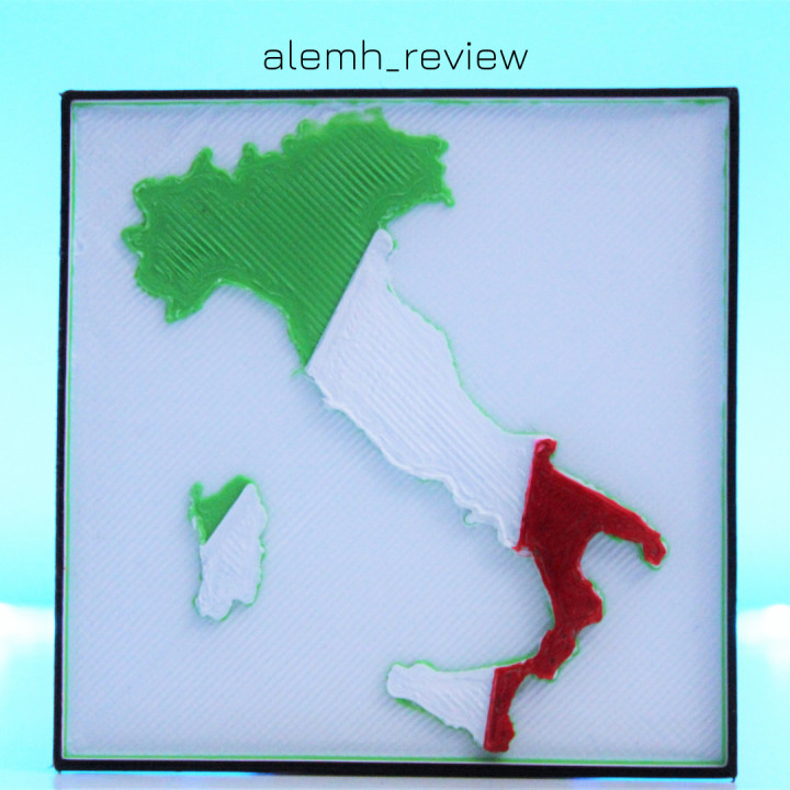 3D Printable ITALY by Alessandro Mandrich