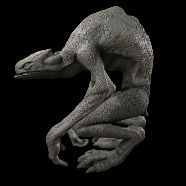 3D Printable Snake-Kin Broodguard by Jeremy Smith