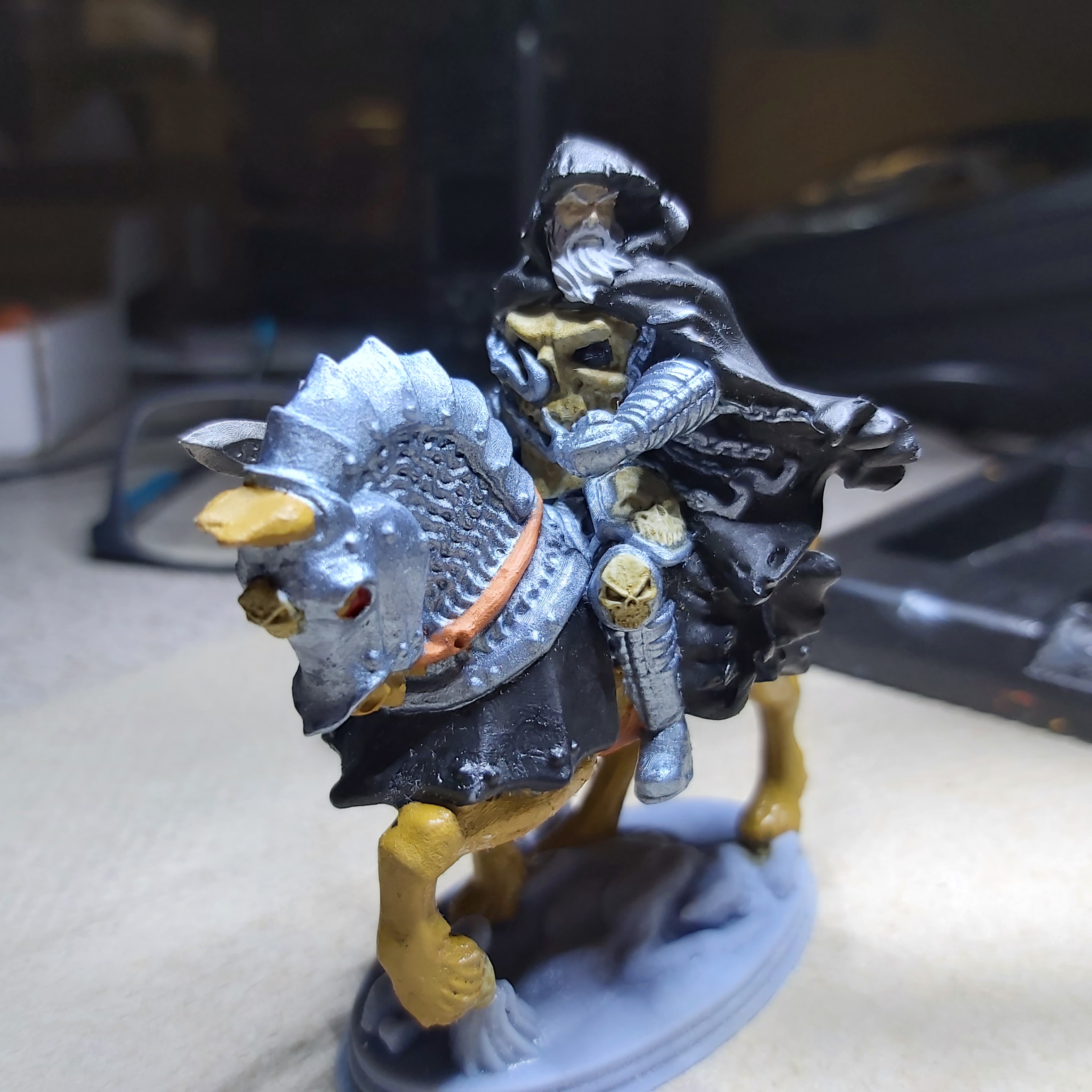 3D Printable Death Knight Fantasy Rider by Rudolf Arendt