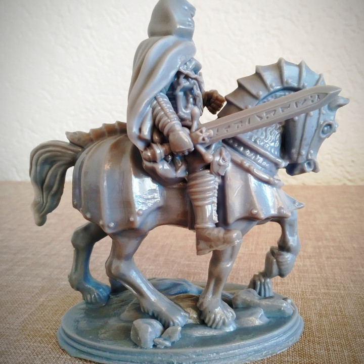 3D Printable Death Knight Fantasy Rider by Rudolf Arendt