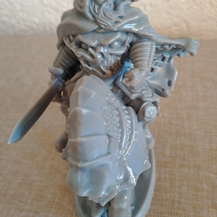 3D Printable Death Knight Fantasy Rider by Rudolf Arendt