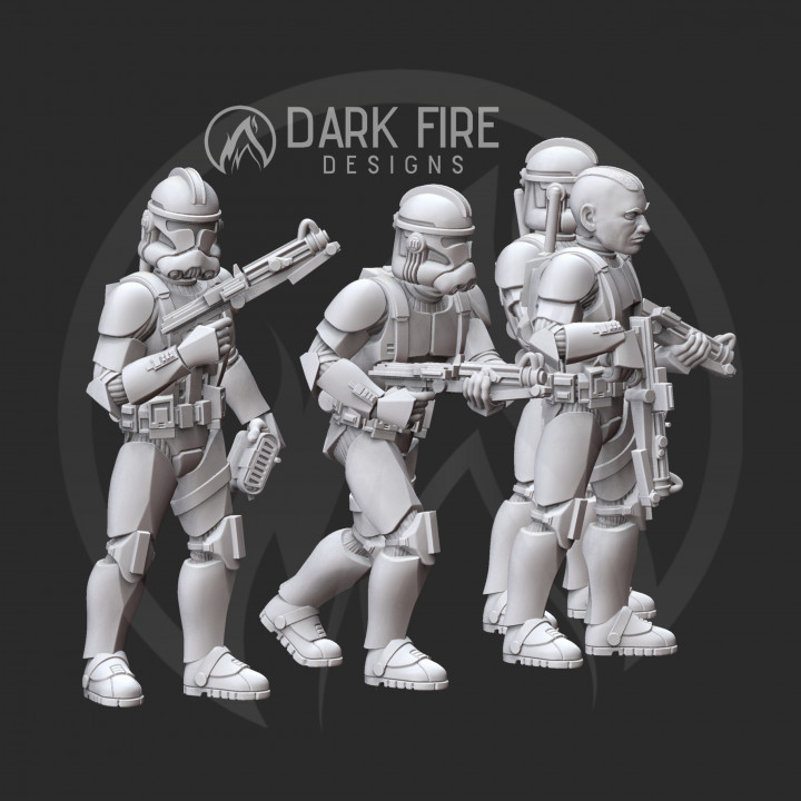 3D Printable Commander "Green" by Dark Fire Designs