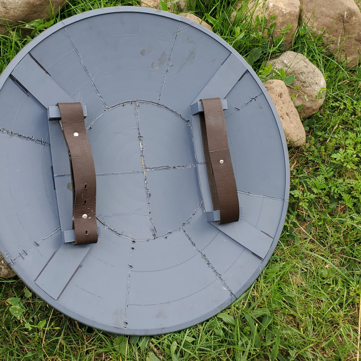 3D Printable us agent shield by dylan labombard