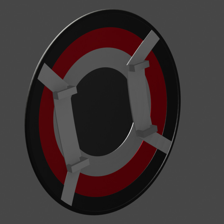 3D Printable us agent shield by dylan labombard