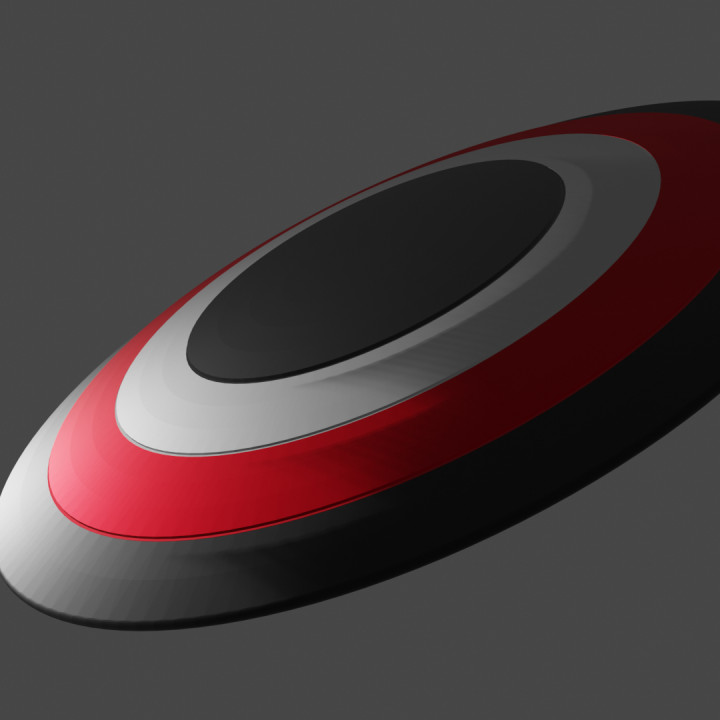 3D Printable us agent shield by dylan labombard