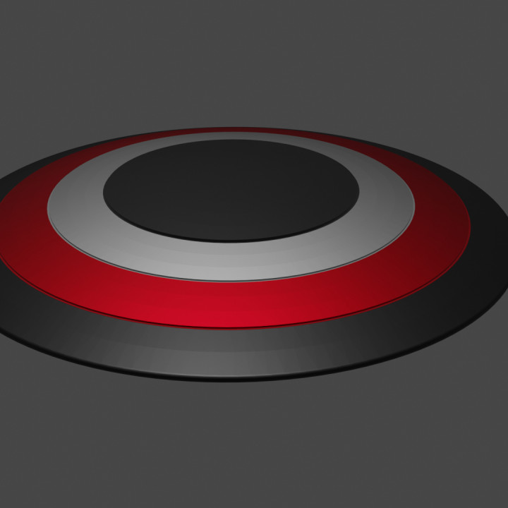 3D Printable us agent shield by dylan labombard