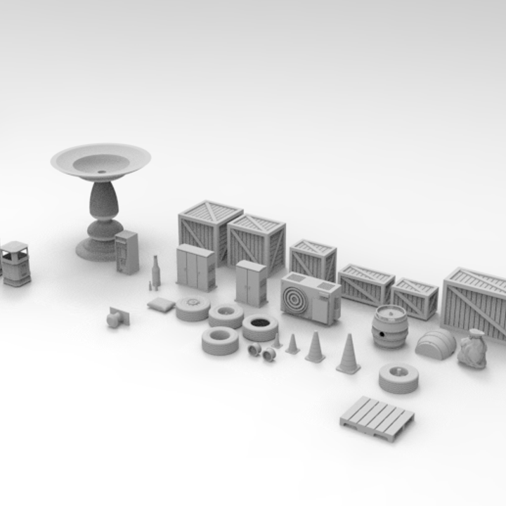 3D Printable Mega Pack - Model Railway ( Scenery Filler) 50+ models by ...