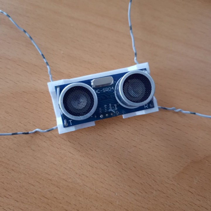 3D Printable HC-SR04 Holder by Felix