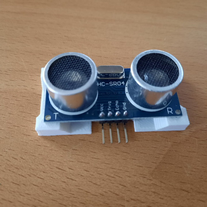 3D Printable HC-SR04 Holder by Felix
