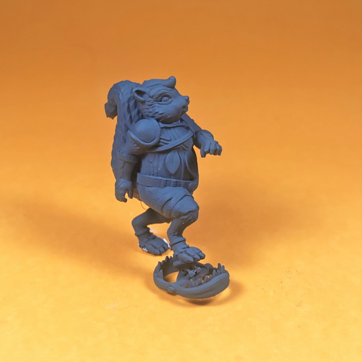 3D Printable Squirrel Ranger - Presupported by Naga Minis