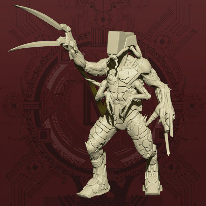 3D Printable (Centauri) Sar Spectra - Melee Pose by Studio Sol Union