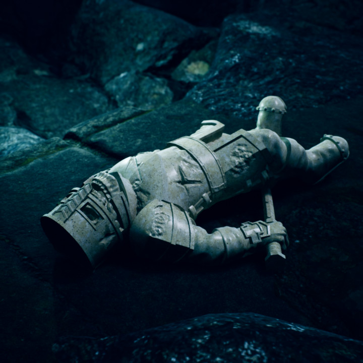 3D Printable Dead Dwarf Warrior - Supportless - version A by The ...