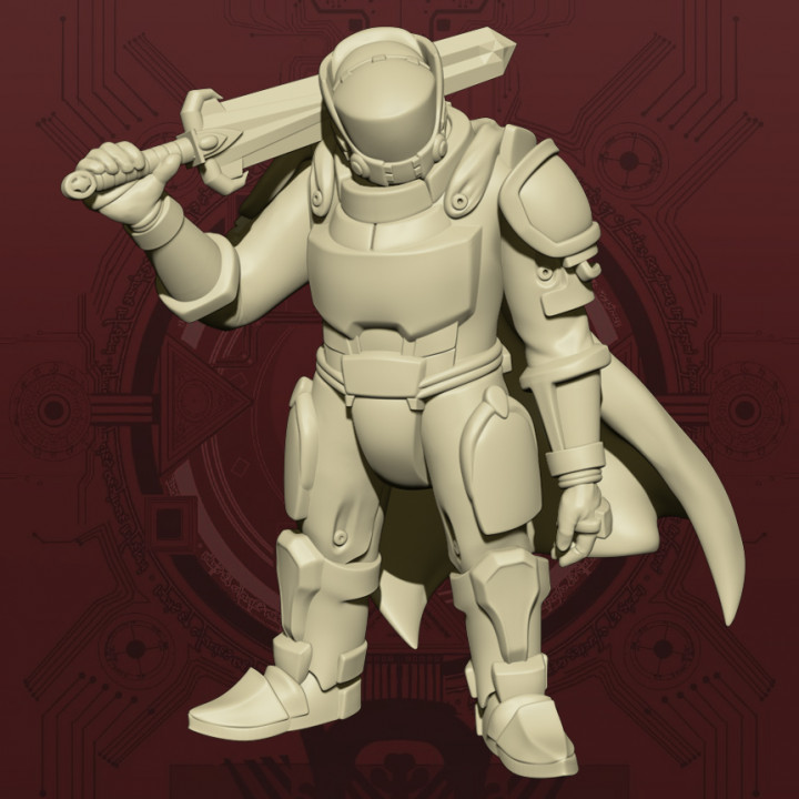 3D Printable (Mercy's Reach) Blade Master - Cool Pose by Studio Sol Union