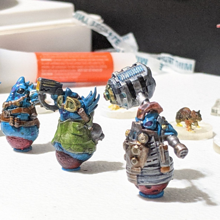 3D Print of Rolling Alien by Ravien