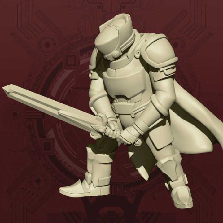 3D Printable (Mercy's Reach) Blade Master - Plow Stance by Studio Sol Union