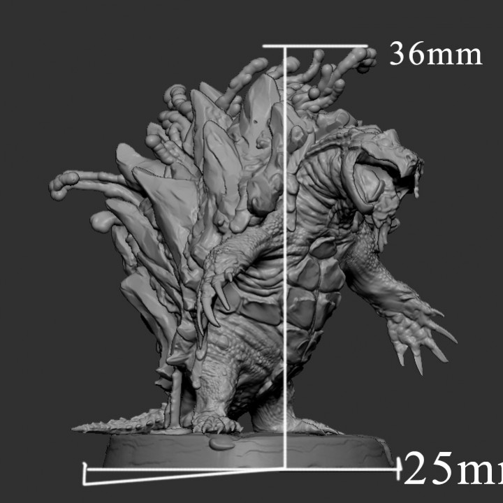 3D Printable Magma Turtle by Mini Monster Mayhem