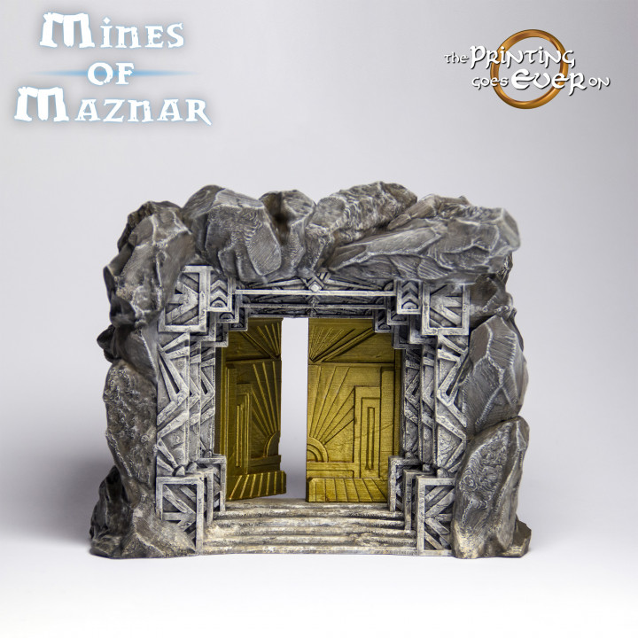 3D Printable Dwarven Gate - Openable - Supportless by The Printing Goes ...
