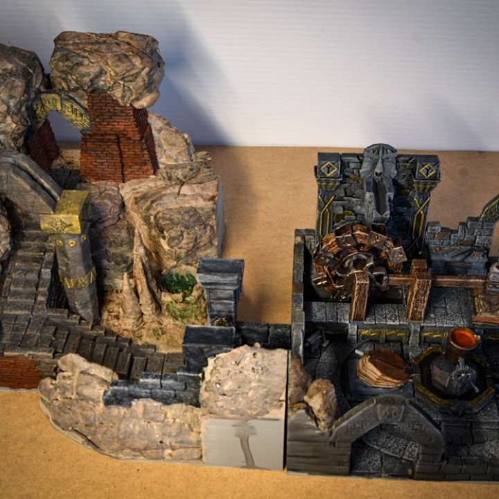 3D Printable Dwarven Forge - Supportless by The Printing Goes Ever On