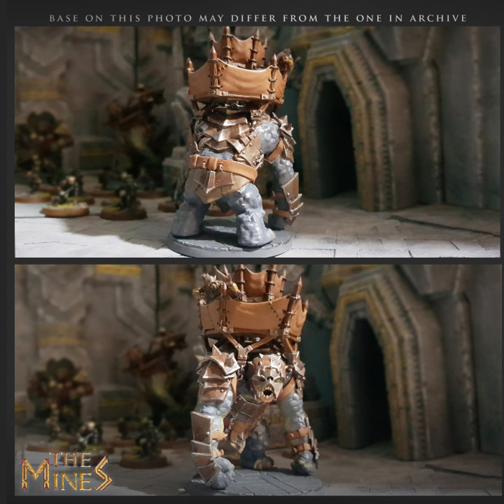 3D Printable Ogre with tower by The Mines