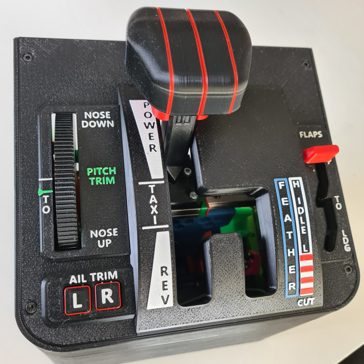 3D printed Flight and Space Simulator controllers Campaign - MyMiniFactory