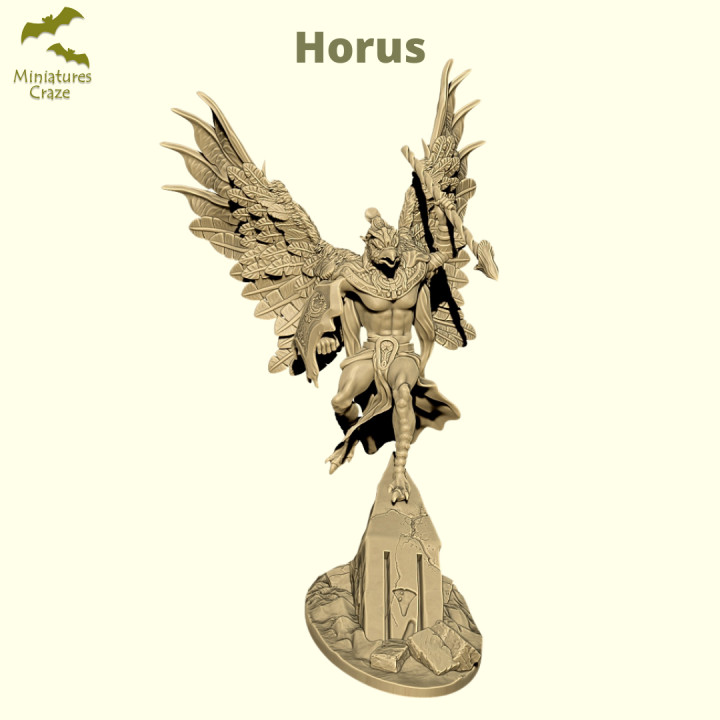 3D Printable Horus by MiniaturesCraze