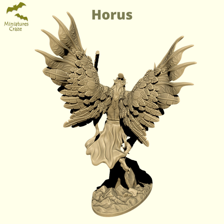 3D Printable Horus by MiniaturesCraze