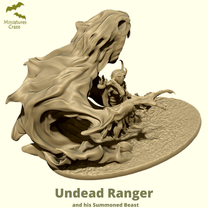 3D Printable Undead Ranger by MiniaturesCraze