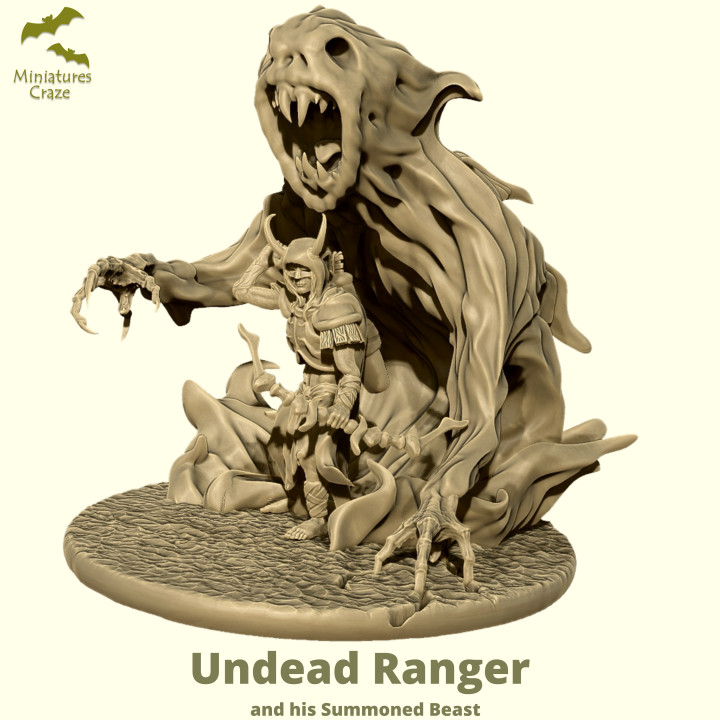 3D Printable Undead Ranger by MiniaturesCraze