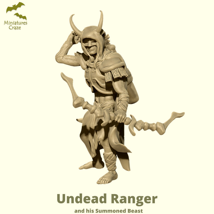 3D Printable Undead Ranger by MiniaturesCraze