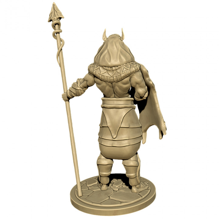 3D Printable Anubis Guard by MiniaturesCraze