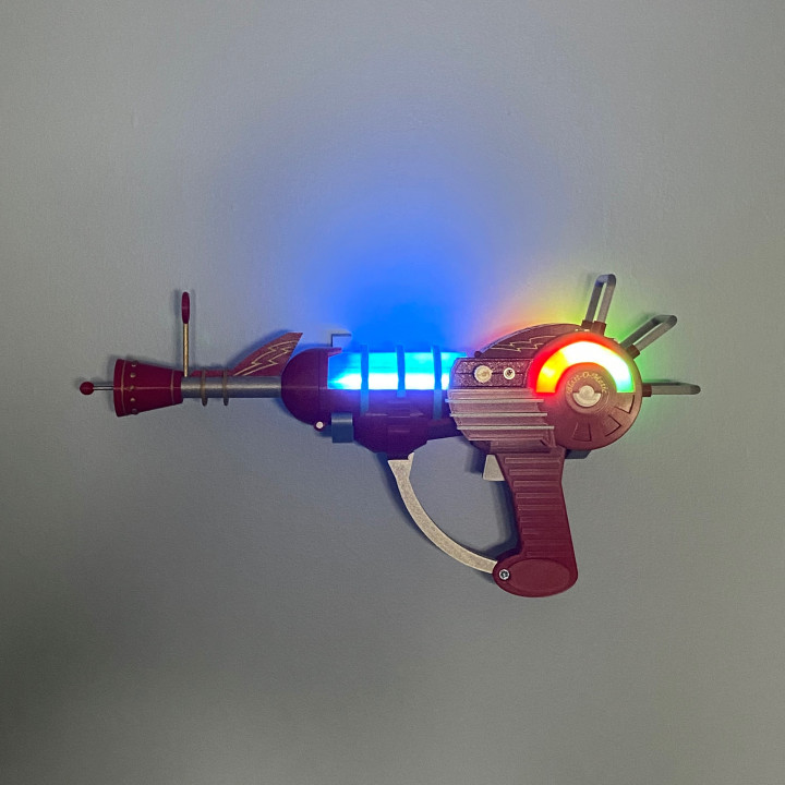 3D Printable Ray Gun Wall Mounts by Wilson