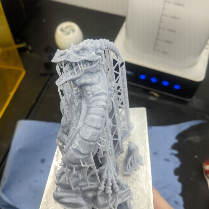 3D Printable Balch the Resplendent - Ancient Dragon by Warp Miniatures