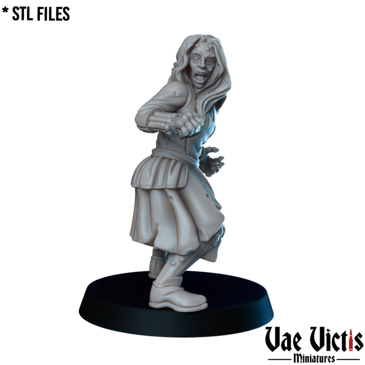3D Printable The Plague (set) by Vae Victis Miniatures