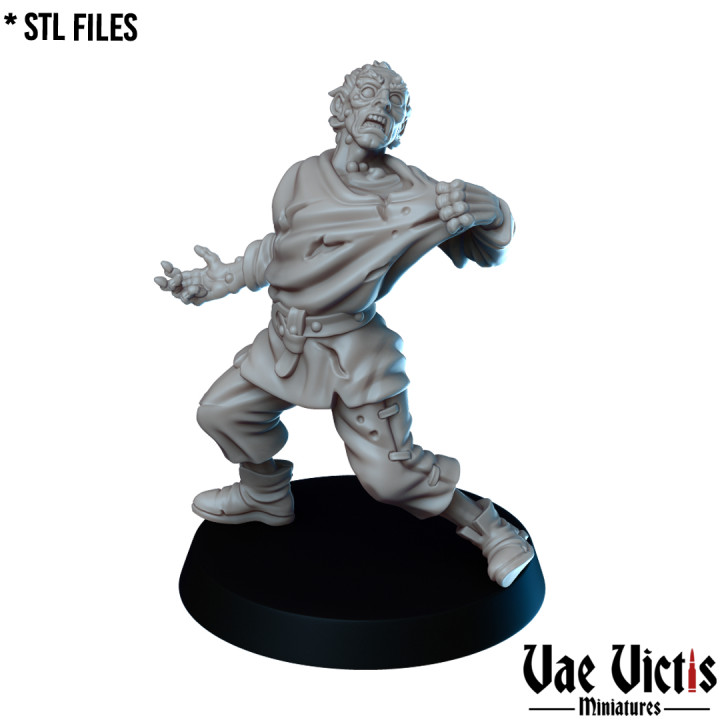 3D Printable The Plague (set) by Vae Victis Miniatures