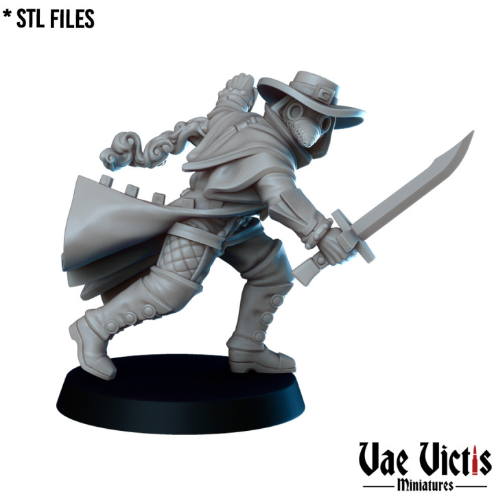 3D Printable The Plague (set) by Vae Victis Miniatures