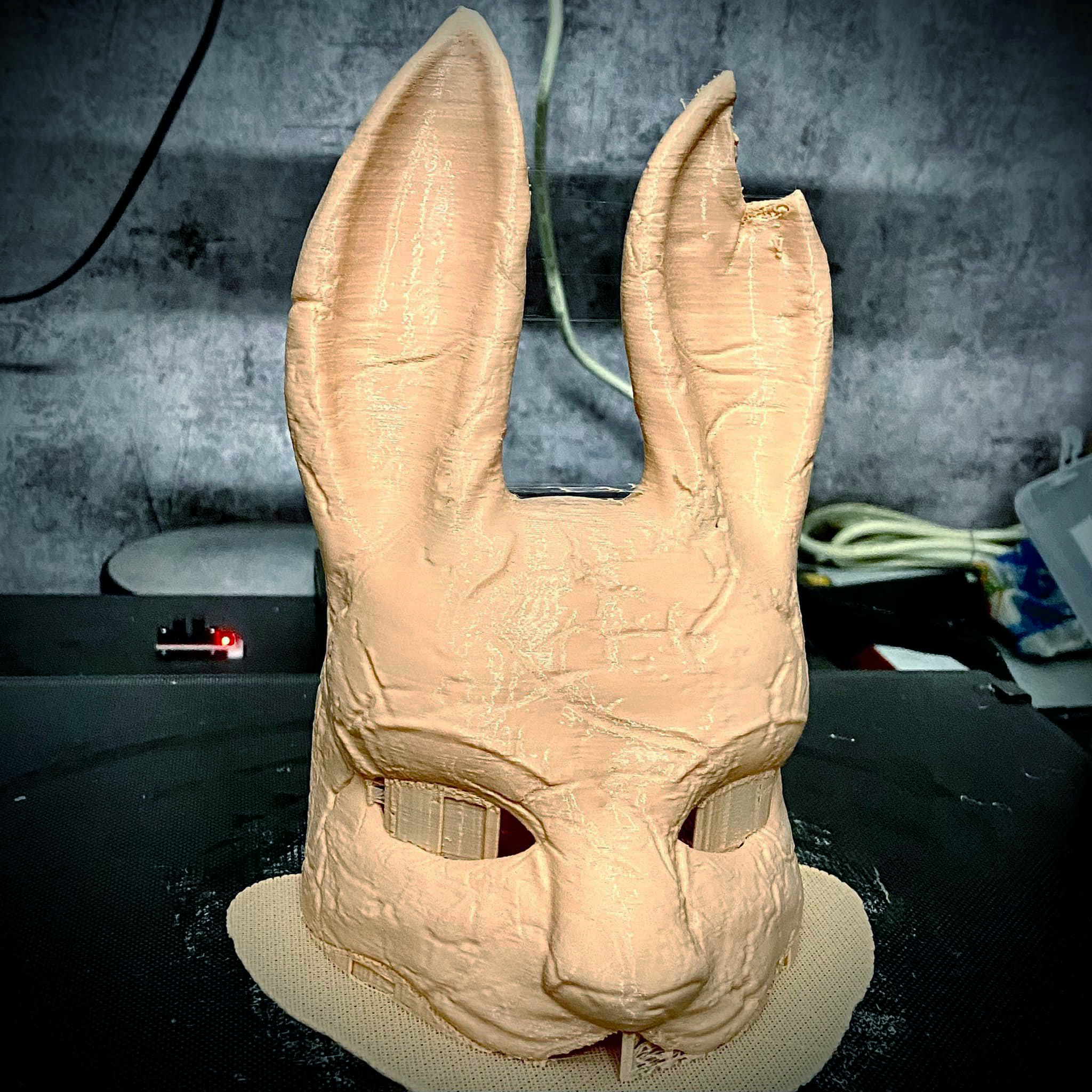 3D Printable The Horror Rabbit Mask - Bunny Mask - for Halloween ...