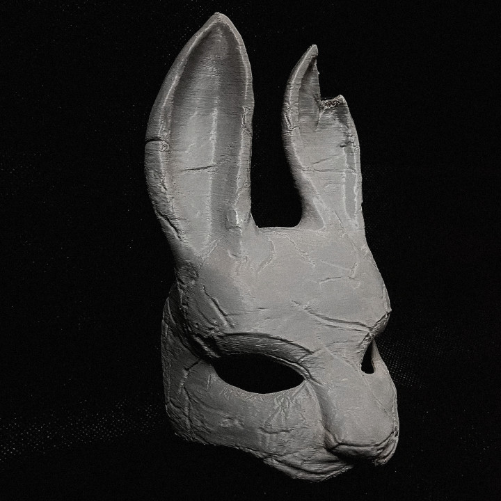 3D Printable The Horror Rabbit Mask - Bunny Mask - for Halloween ...